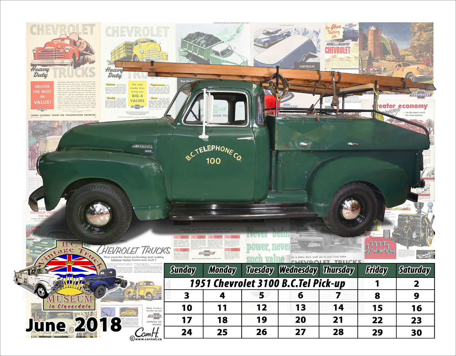1951 Chevrolet 3100 1/2 ton pick up – BC Vintage Truck Museum